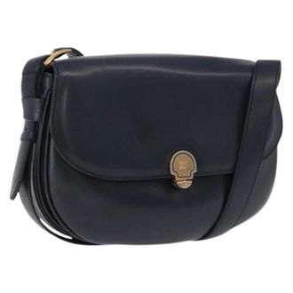 Celine Sac bandouli&egrave;re vintage doccasion - Femme - Pre-owned - Bleu - Taille: ONE Size