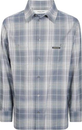 Golden Goose Camicia Tasca Cotton Toile - - Shirts - Herren - Blau - S