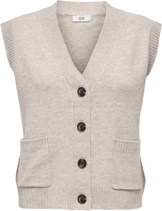Jacqueline de Yong Jdysuper Life S/L V-Neck Vest KNT Noos