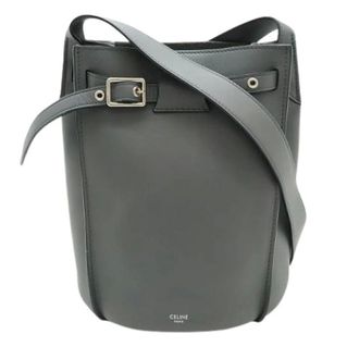 Celine Sac seau bandouli&egrave;re en cuir de veau Pre-owned - Femme - Pre-owned - Gris - Taille: ONE Size