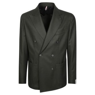 Santaniello Giacca DP Panno - - Jackets - Herren - Gr&uuml;n - XL