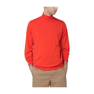 John Smedley Homme, Pulls, Orange, Taille: M Richards Turtleneck