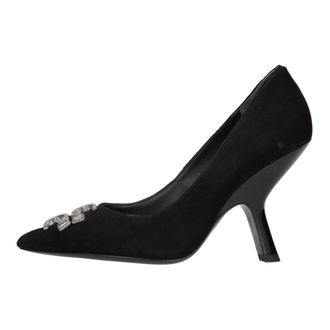 Tory Burch Eleanor Wildleder-Pumps - - Shoes - Damen - Schwarzk - 37 1/2 EU
