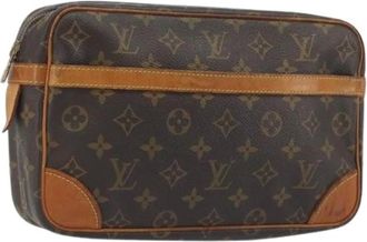 Louis Vuitton Pre-owned Monogram Canvas Clutch - Femme - Pre-owned - Brun - Taille: ONE Size