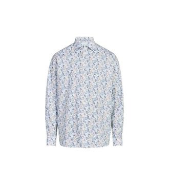 Eton Chemise droite imprim&eacute;e en coton