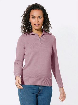 Witt Strickpullover Pullover Langarm Materialmix