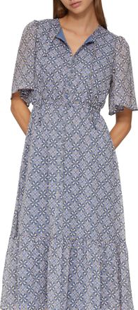 s.Oliver QS Midi Chiffon Kleid