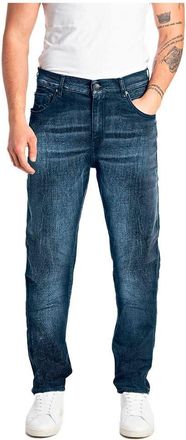 Replay Herren Jeans Sandot Tapered-Fit Bio, Dark Blue 007 (Blau), 32W / 32L