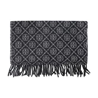 Tory Burch Femme, Accessoires, Noir, Taille: ONE Size Winter Scarves