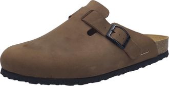 Josef Seibel Herren Clogs Josef 04, Männer Slipper,Weite G (Normal),sommerclogs,Pantoletten,Slip on,Freizeitschuhe,Slides,braun,43 EU