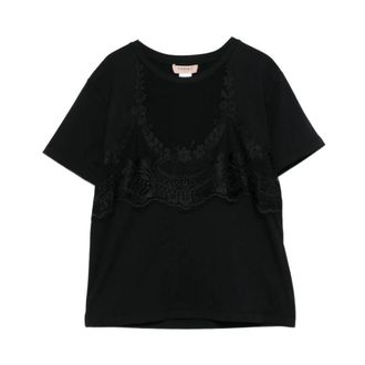 Twinset T-Shirts und Poloshirts - - Tops - Damen - Schwarzk - S