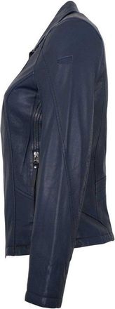 Jilani Lederjacke Dalma Jilani Collection - Damen Lederjacke Lammnappa navy