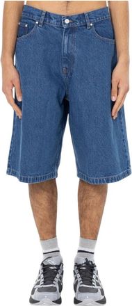 Arte Homme, Shorts, Bleu, Taille: W32 Round Pocket Denim Shorts