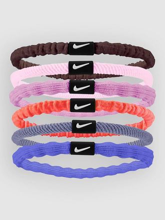 Nike Flex 6Pk Hair Tie white