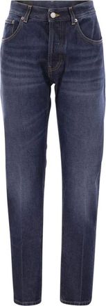 Dondup Homme, Jeans, Bleu, Taille: W34 Jean en denim &agrave; jambe droite