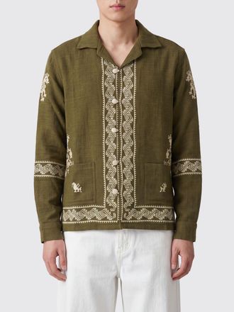 Baziszt Chemise Homme couleur Kaki