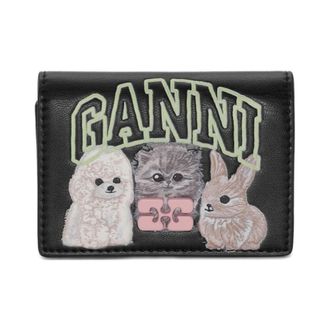 Ganni Femme, Accessoires, Noir, Taille: ONE Size &Eacute;l&eacute;gant Sac Pochette Nero