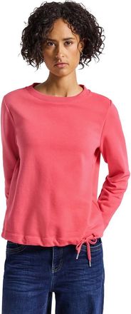 Street One Damen 3016853 Crewneck Sweatshirt, Almond Coral, 36
