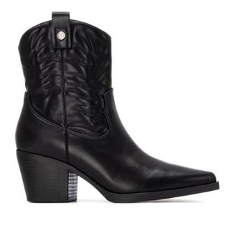 Xti Bottes de cowboy Femme Noir - Chaussures confortables et polyvalentes - Mode d&eacute;contract&eacute;e - Mod&egrave;le 14430501 (Taille40)
