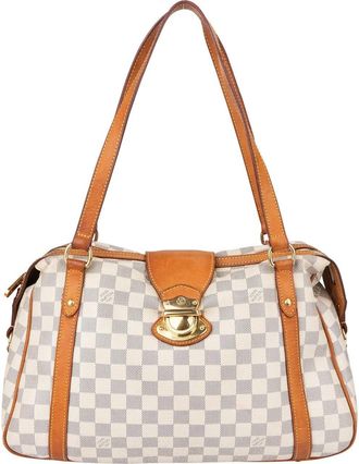 Louis Vuitton Crossbody Bags - Louis Vuitton Damier Ebene Monogram Stresa PM Shou - Gr. unisize - in Weiß - für Damen