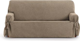 Eysa Valkiria sofabezug universal mit krawattes 2 sitzer, Farbe 11, Beige 11