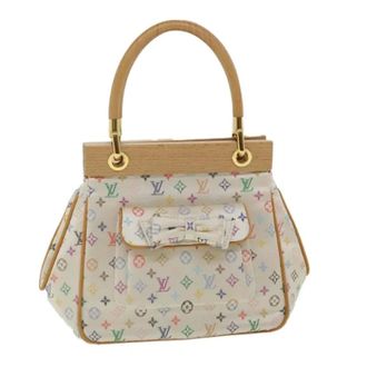 Louis Vuitton Pre-owned Satin sacs-main - Femme - Pre-owned - Blanc - Taille: ONE Size