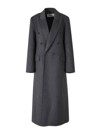 Victoria Beckham Manteau Au Genou - Gris