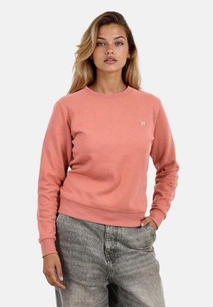U.S.Polo Association Rundhalspullover USZoee - Damen Sweatshirt mit Rundhalsausschnitt Weiche Baumwollmischung, femininer Schnitt und Logo-Stickerei