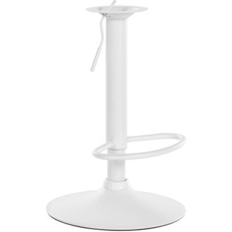 Clp Support de remplacement pour tabouret de bar 10x10 cm Blanc