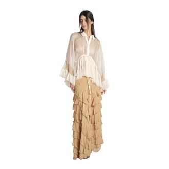 Mes Demoiselles... Femme, Blouses et Chemises, Beige, Taille: 38 FR Chemises