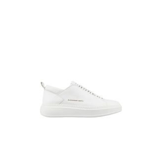 Alexander Smith Homme, Chaussures, Blanc, Taille: 44 EU Baskets blanches en cuir Wembley