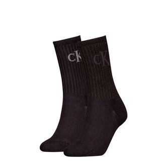 Calvin Klein Socks CKJ WOMEN SOCK 2P GLOSSY RIB
