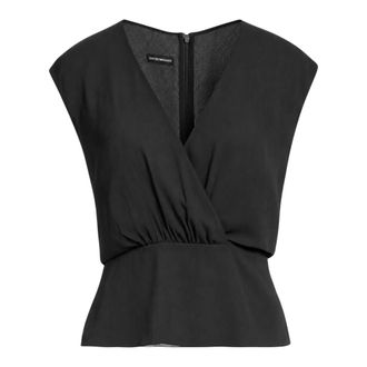 Emporio Armani Blusa - Femme - Blouses et Chemises - Noir - Taille: 38 FR