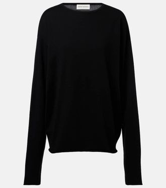 Extreme Cashmere Pullover N&deg;347 Aries aus Baumwolle und Kaschmir