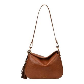 Generic Sac &agrave; bandouli&egrave;re de couleur unie - Sac fourre-tout de grande capacit&eacute; avec pompons - Mini sac pour femme - Utilisation quotidienne, travail, voyage, 