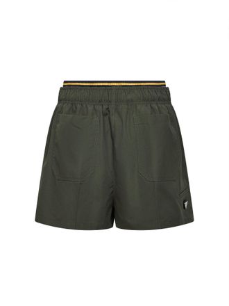 Prada Womens Military Green Twill Shorts Polyester