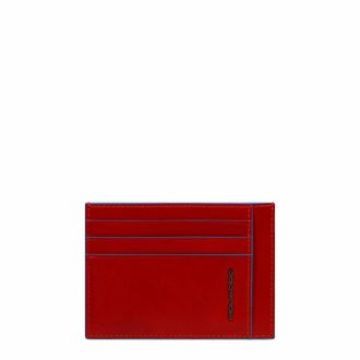 Piquadro Kreditkartenetui Pocket - - Accessories - Herren - Rot - ONE SIZE