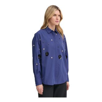 Bruuns Bazaar ChrisoulaBBBeia Shirt - Femme - Blouses et Chemises - Bleu - Taille: 36 FR