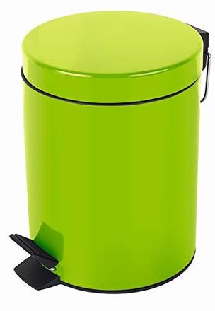 Spirella Treteimer aus Edelstahl SYDNEY - Modernes Design, Einfache &Ouml;ffnung, Herausnehmbarer Inneneimer - Badezimmer- oder K&uuml;chenzubeh&ouml;r - Kiwi Gr&uuml;n - 5L