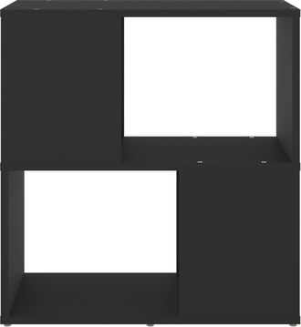 Generic Offene B&uuml;cherregale, Freistehend, Platzsparendes Aufbewahrungsregal aus Holzwerkstoff f&uuml;r B&uuml;cher, Dekoration und Medien (Schwarz)