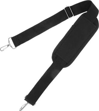 BESTONZON Bandoulière Réglable pour Paquet DOrdinateur Portable Sangle Noire en Polyester Résistante Accessoire de Remplacement Pratique pour Sac à Bandoulière