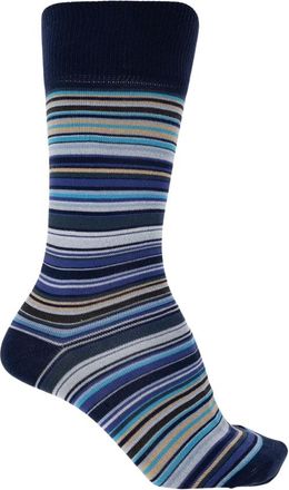 Paul Smith Homme, Sous-v&ecirc;tements, Bleu, Taille: ONE Size Signature Stripe Socks