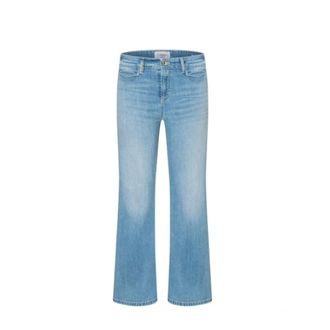 Cambio Femme, Jeans, Bleu, Taille: 40 FR Fabienne Pocket Cropped