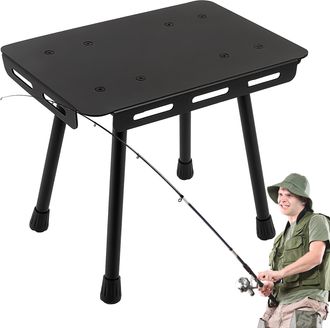 Generico Camping Stool Compact, Camp Stool f&uuml;r Erwachsene, Laptop-Sitz, multifunktionaler Outdoor-Tisch zum Wandern, kompakter Sitz f&uuml;r Picknicks, Reisen, Gril