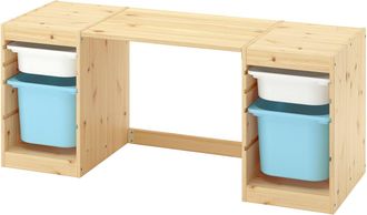 IKEA TROFAST Schreibtisch mit Boxen