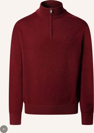 Hackett Pullover Hrtg Cotton H Hzip rot