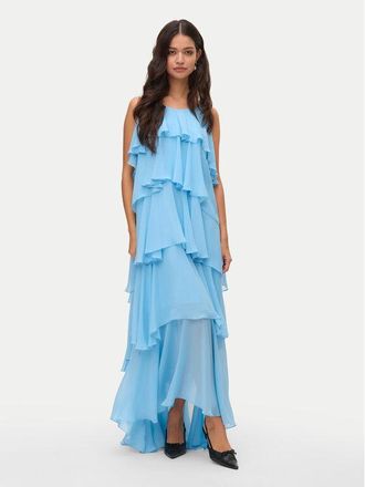 Vero Moda Abendkleid Felicia 10331377 Hellblau Regular Fit
