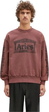 Aries Herren, Sweatshirts & Hoodies, Braun, XLGr&ouml;&szlig;e