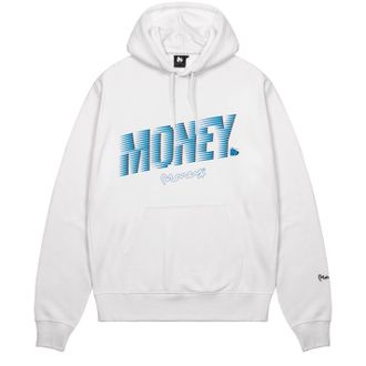 Money Clothing Zoom Kapuzenpullover f&uuml;r Herren (Wei&szlig;)