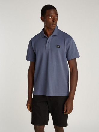 Calvin Klein Jeans Poloshirt WOVEN LABEL POLO Logodruck